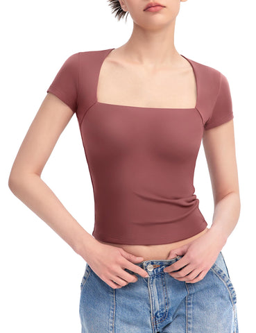 Square Neck T-Shirt | Smoke Cloud Pro Collection| PUMIEY