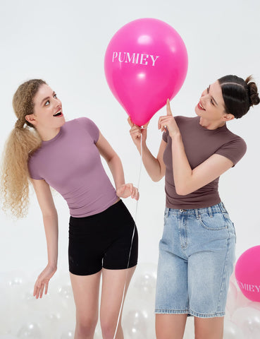Crew Neck Short Sleeve T-Shirt – PUMIEY