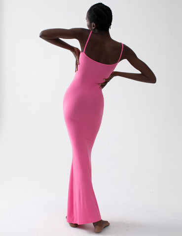 Slip Maxi Dress-PUMIEY-Bodysuits and Shapewear