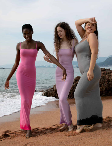Slip Maxi Dress-PUMIEY-Bodysuits and Shapewear
