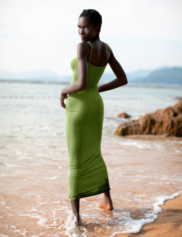 Slip Maxi Dress-PUMIEY-Bodysuits and Shapewear